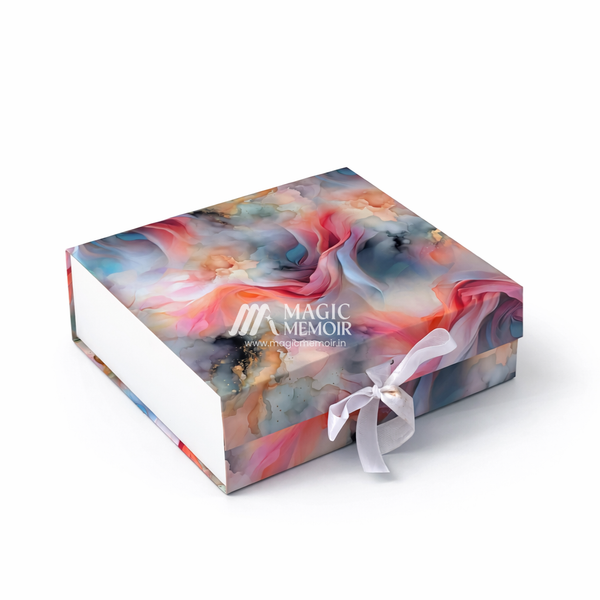 Ribbon Boxes 12x10x4" - Printed Colours – Magic Memoir
